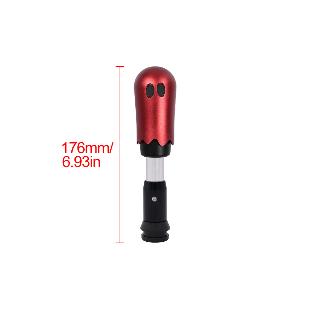 Brand New Universal Ghost Aluminum Red Automatic Gear Shift Knob Shift ...