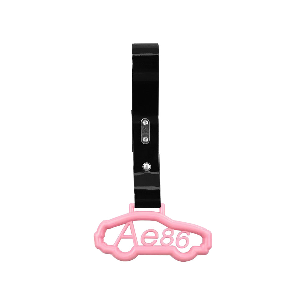 Brand New AE86 CAR Pink JDM TSURIKAWA Ring Subway Train Bus Handle Bla ...
