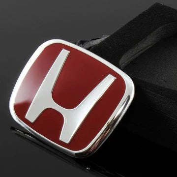 BRAND NEW JDM RED H EMBLEM FOR STEERING WHEEL CIVIC & FIT & S2000 & CR ...