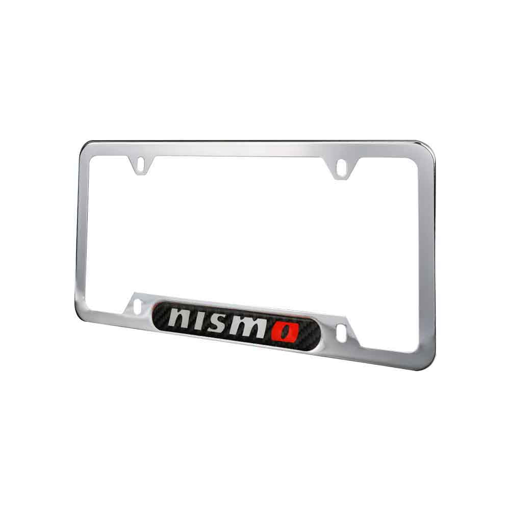 Brand New Universal 2PCS Nismo Chrome Metal License Plate Frame – JK ...