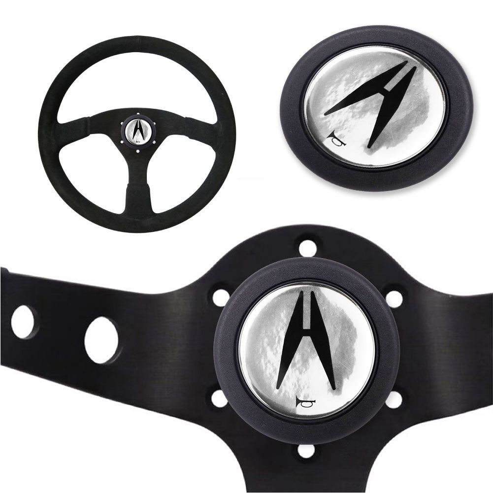 Brand New Universal Acura Car Horn Button Black Steering Wheel Center ...