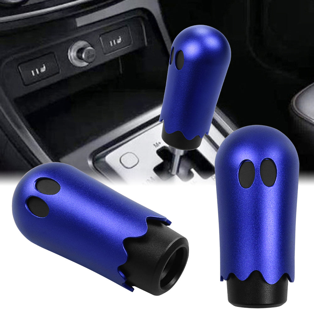 Brand New JDM Universal Ghost Aluminum Blue Manual Car Gear Shift Knob ...