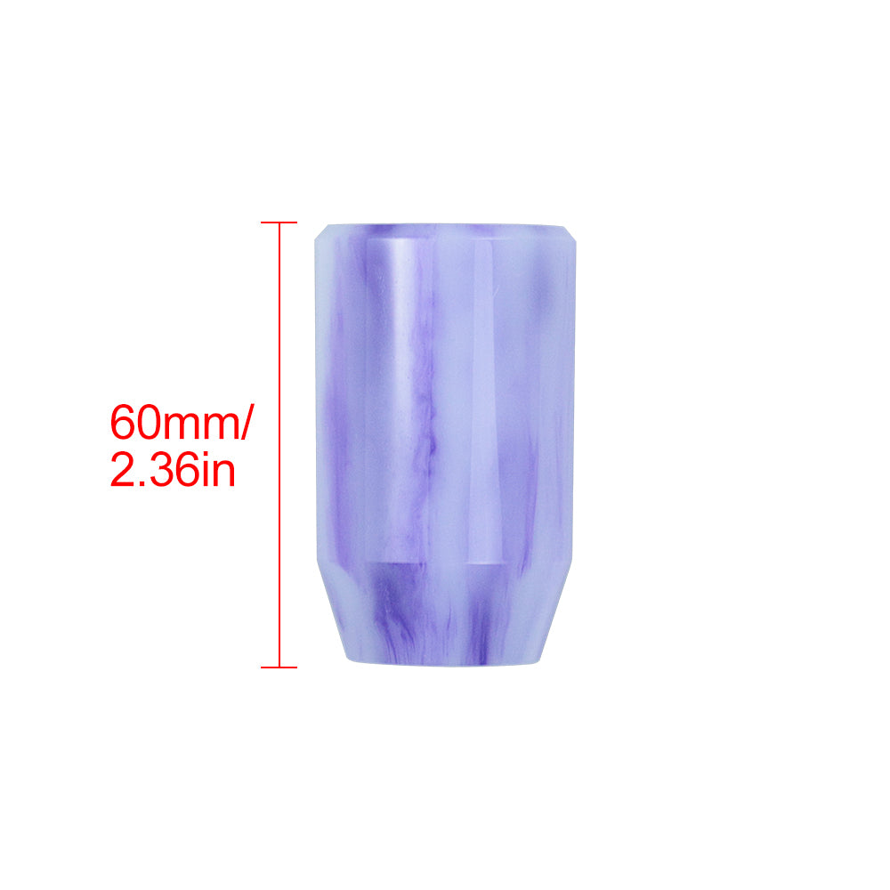 Brand New JDM Universal Purple 6CM Marble Style Stick Manual Gear Shif ...