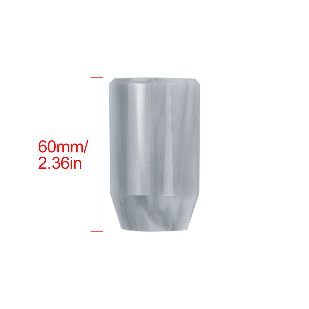 Brand New JDM Universal Grey 6CM Marble Style Stick Manual Gear Shift ...