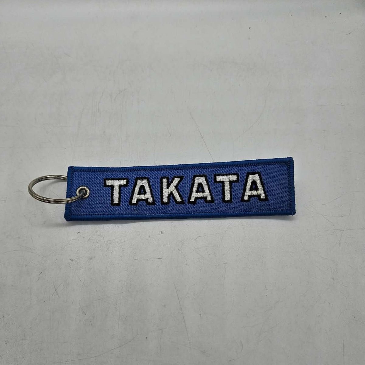 BRAND NEW JDM TAKATA BLUE DOUBLE SIDE Racing Cell Holders Keychain Uni ...