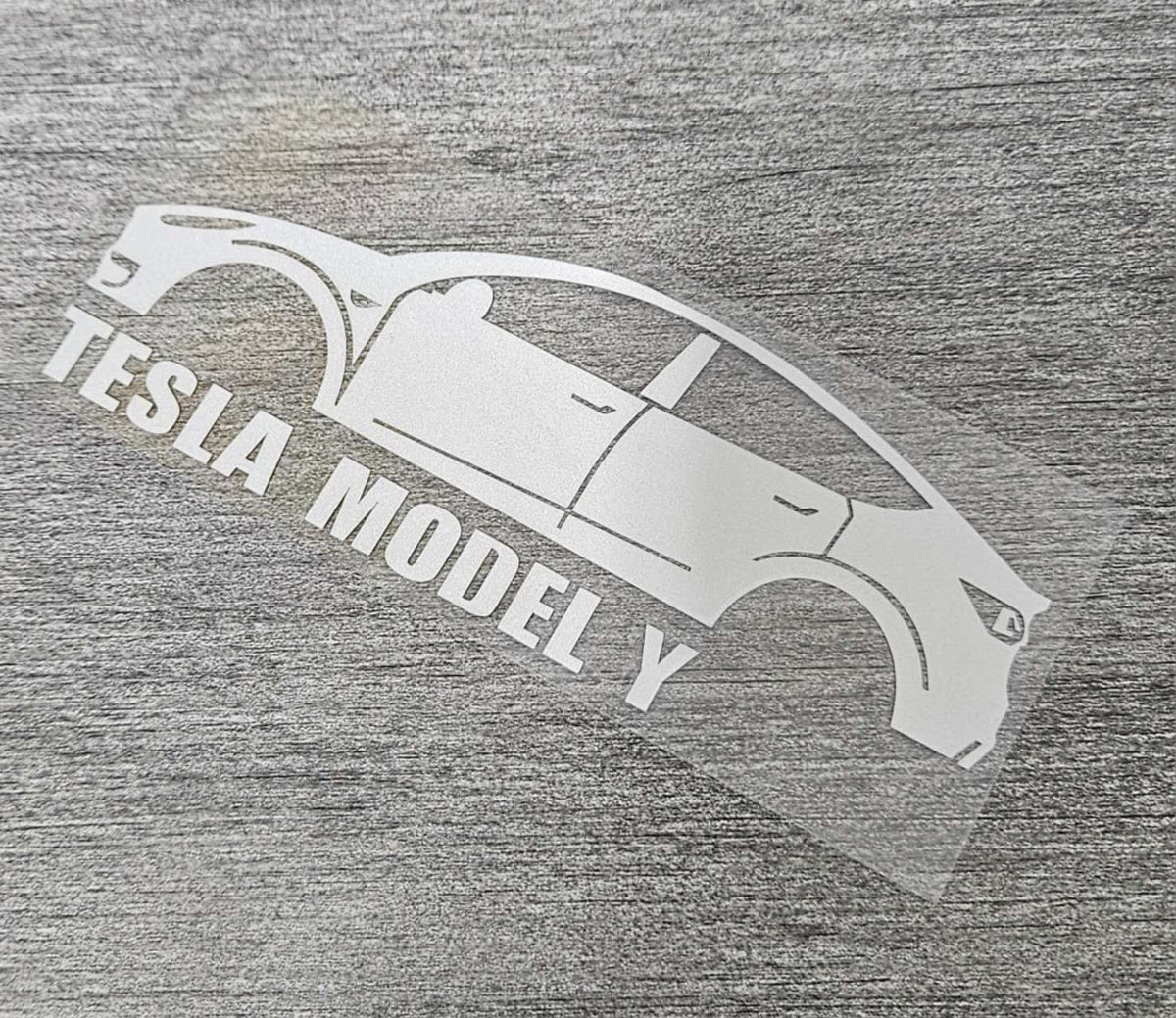 Brand New Tesla Model Y Car Window Vinyl Decal White Windshield Sticke ...
