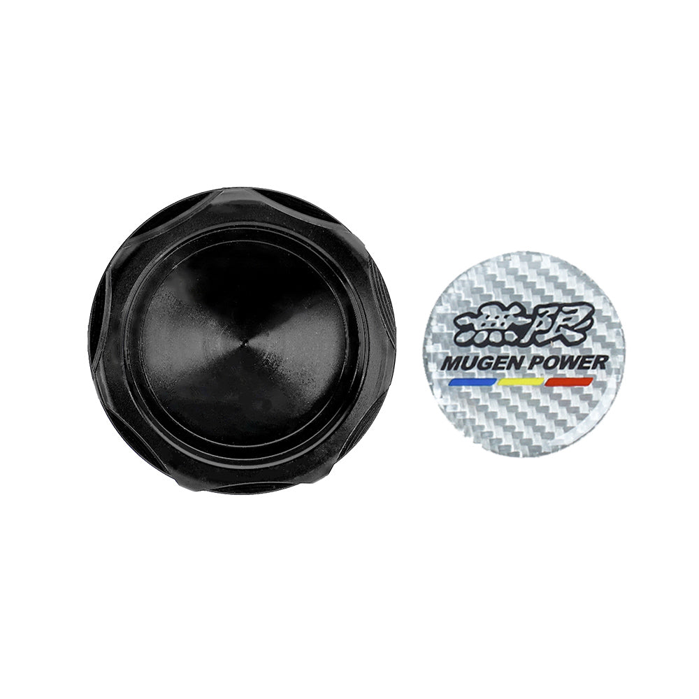 Brand New Mugen Power Black Engine Oil Cap With Real Carbon Fiber Muge ...