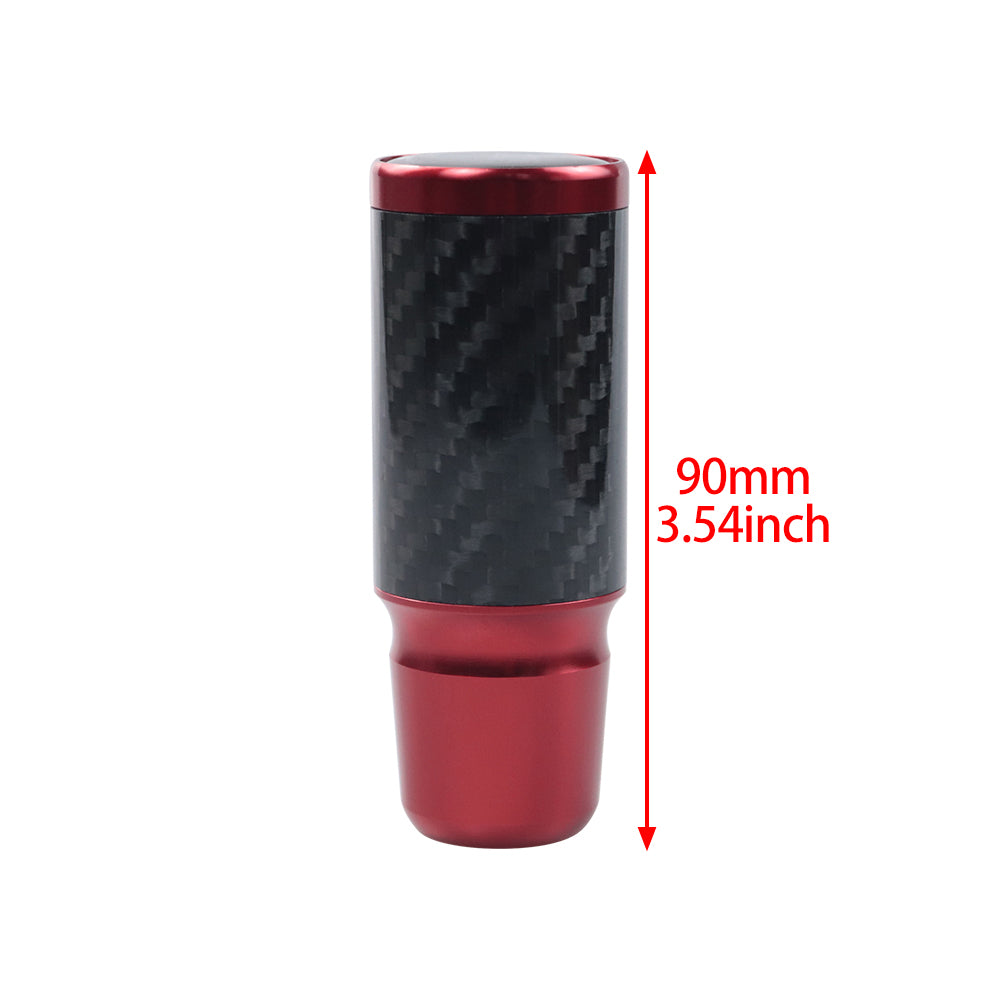 Brand New Universal HKS Red Real Carbon Fiber Racing Gear Stick Shift ...