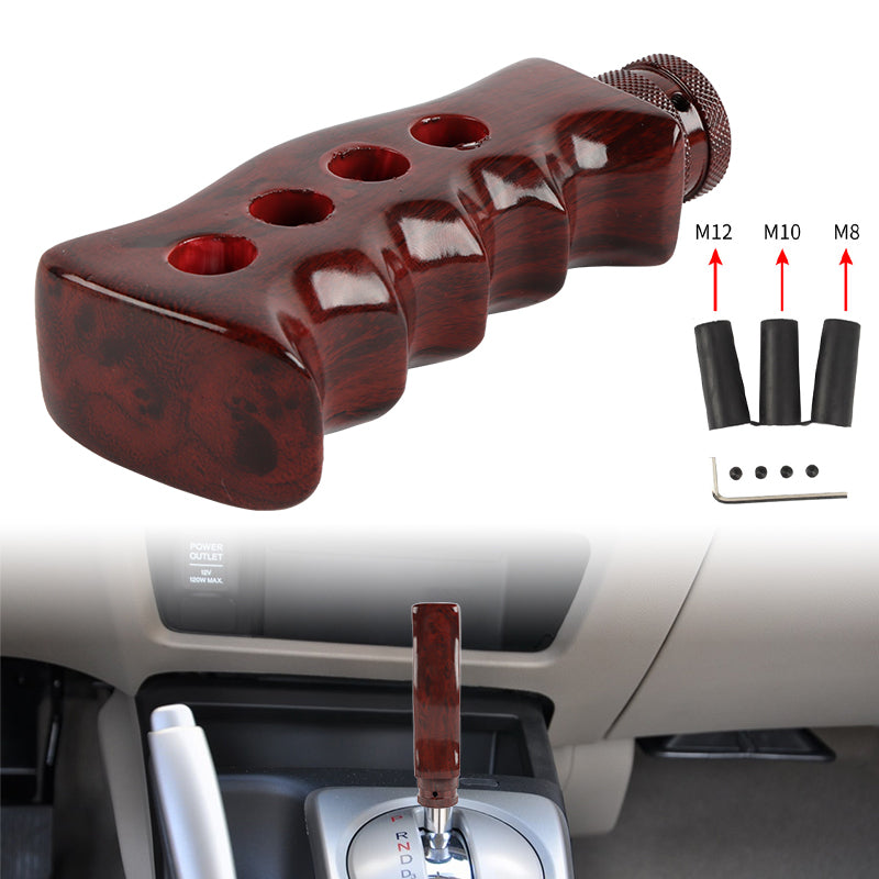 Brand New Universal Dark Wood Slotted Pistol Grip Handle Manual Gear S ...
