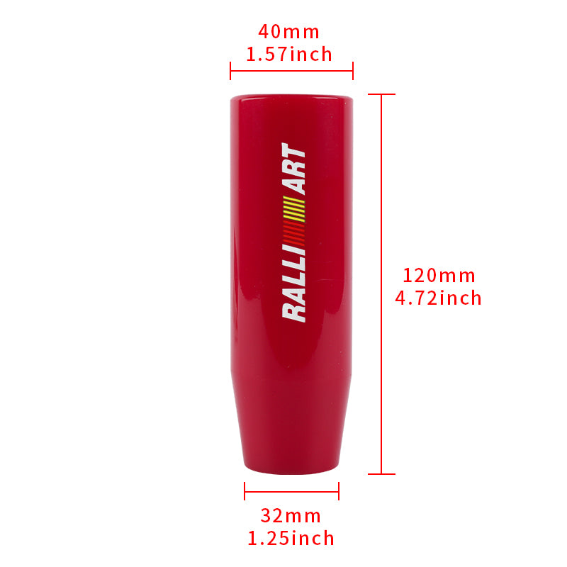 Brand New 12CM Universal Ralliart Glossy Red Long Stick Manual Car Gea ...