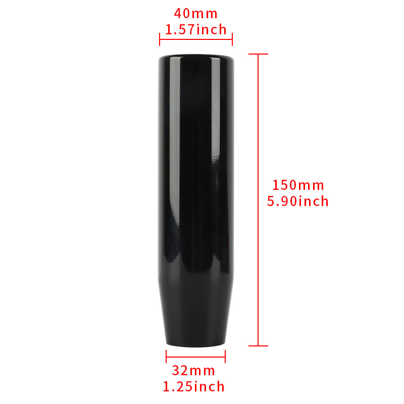 Brand New 15CM Universal Glossy Black Long Stick Manual Car Gear Shift ...