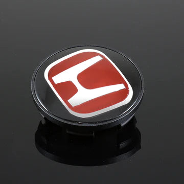 BRAND NEW 4PCS JDM RED H HONDA WHEEL RIM CENTER CAPS HUBS COVER 69MM ...