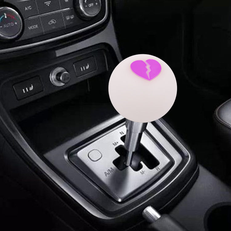 BRAND NEW JDM BROKEN HEART Gear Shifter White Ball Manual Gear Stick S ...