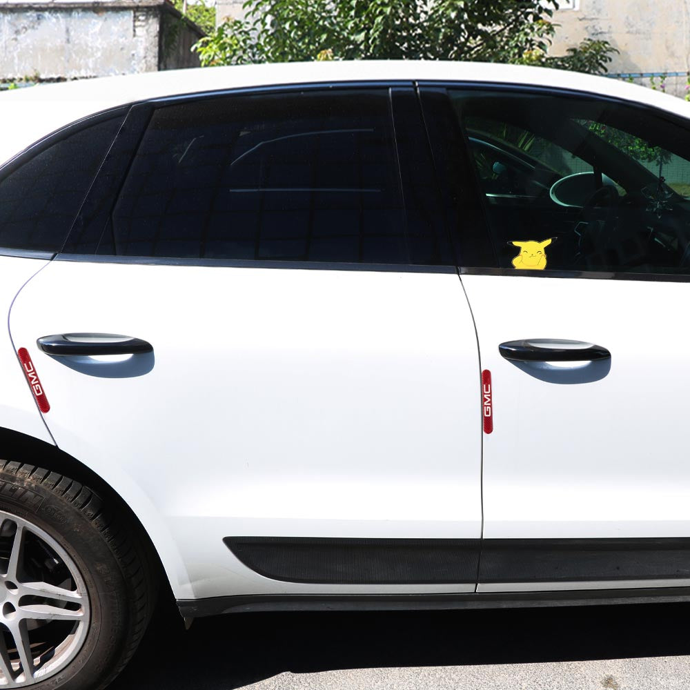 Brand New 2PCS GMC Real Carbon Fiber Red Car Trunk Side Fenders Door B ...