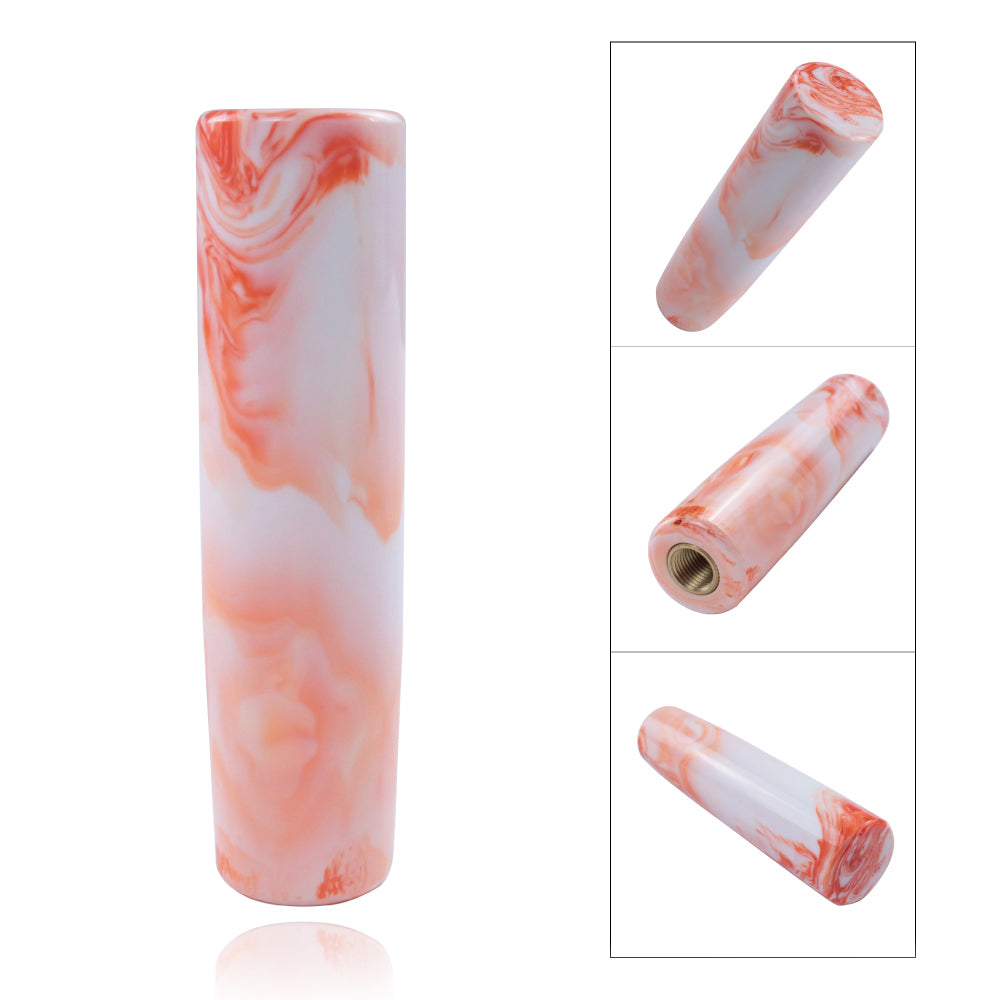 Brand New 12CM Universal Pearl Long White/Orange Stick Manual Car Gear ...