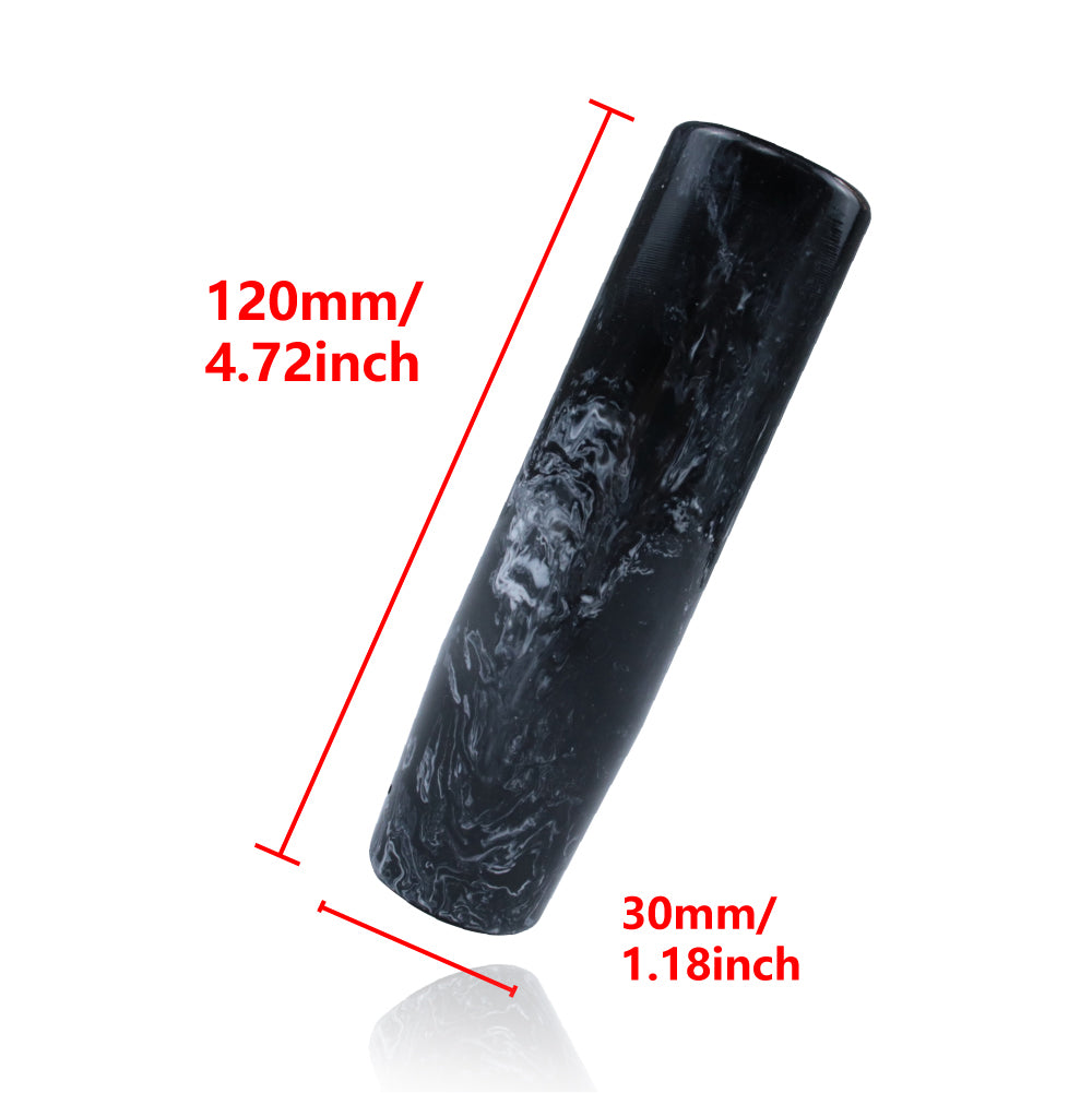 Brand New 12CM Universal Pearl Long BK/WH Stick Manual Car Gear Shift ...