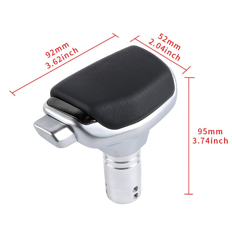 Brand New Universal Black Leather Automatic Transmission Shifter Shift ...