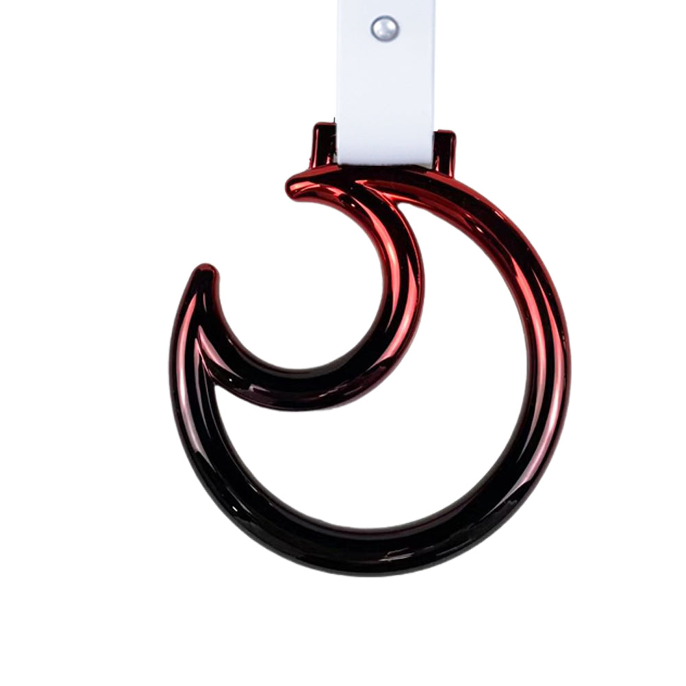 Brand New Moon Shaped Rainbow JDM TSURIKAWA Subway Bus White Handle St ...