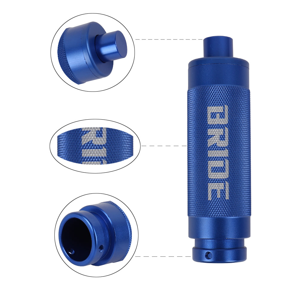 Brand New Bride Blue Aluminum Car Handle Hand Brake Sleeve Universal F ...