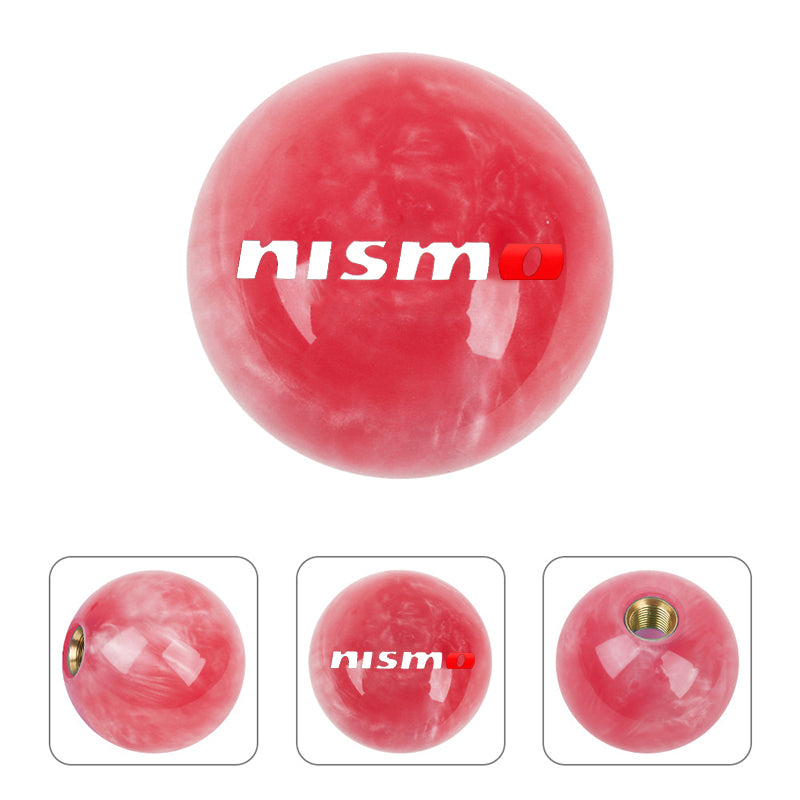 Brand New Universal Nismo JDM Red Pearl 54mm Round Ball SHIFT KNOB M8 ...
