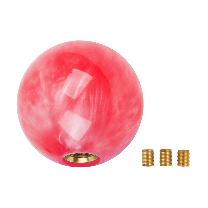 Brand New Universal Bride JDM Red Pearl 54mm Round Ball SHIFT KNOB M8 ...