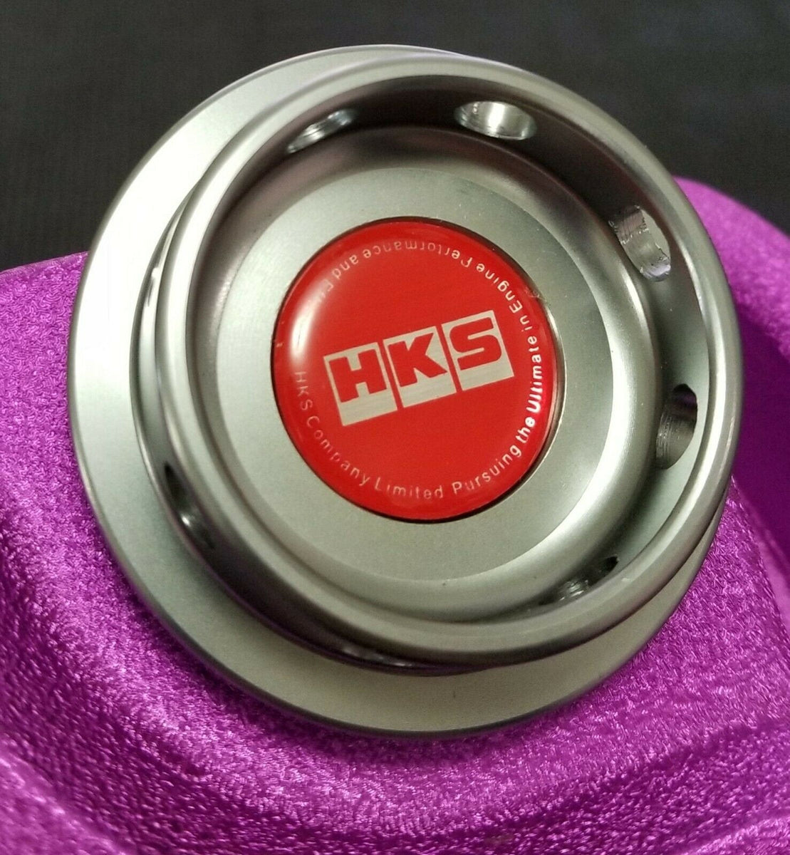 Brand New HKS Gunmetal Engine Oil Fuel Filler Cap Billet For Nissan ...