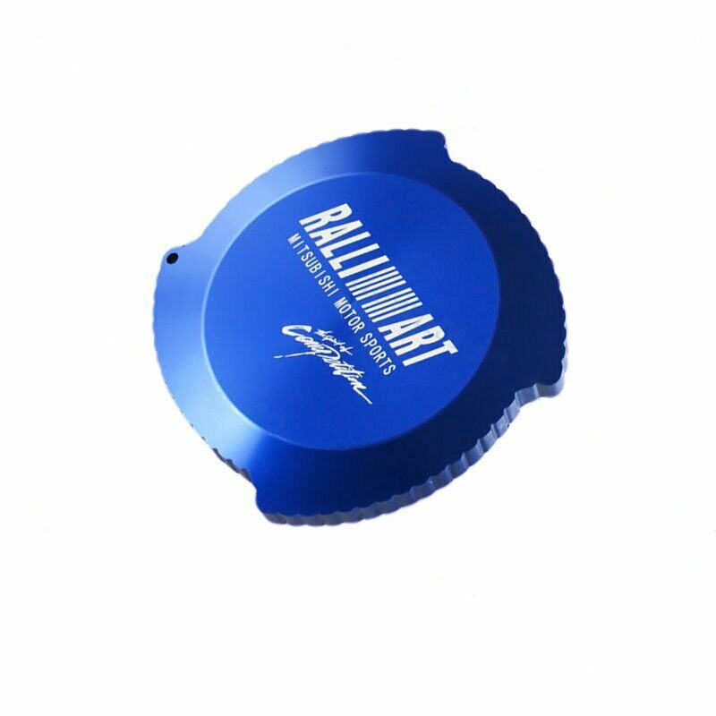 Brand New Ralliart Blue Aluminum Racing Engine Oil Filler Cap For MITS ...