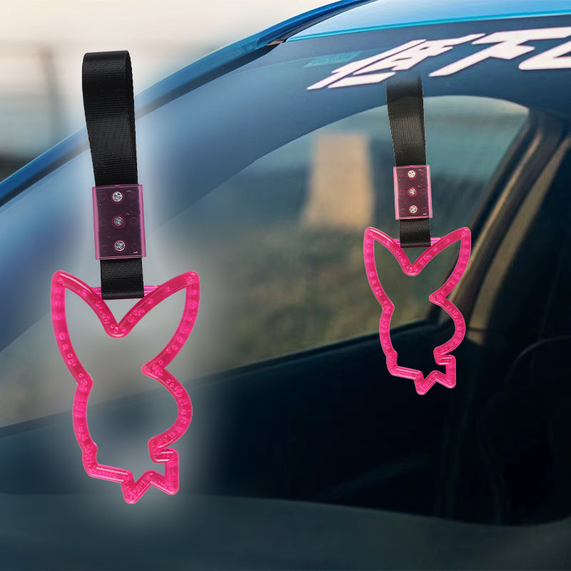 Brand New Crystal Bubble Playboy Bunny Shaped Pink JDM TSURIKAWA Subwa JK Racing Inc